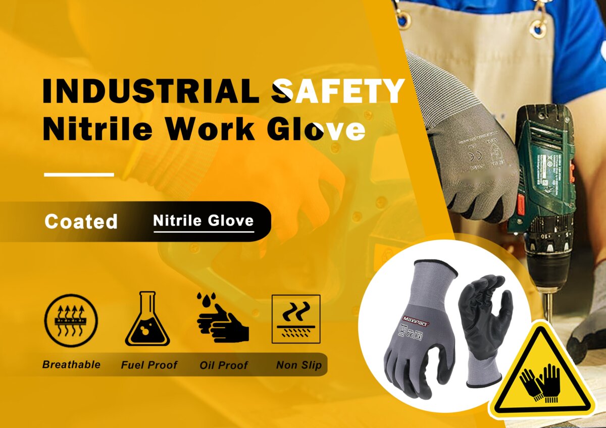 Applications of Industrial Nitrile Gloves | MaxiPact